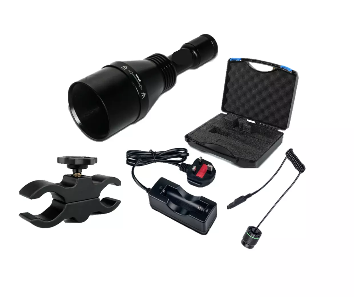 Infrared Torch Kit NightSniper Elite 850nm Gun Mount Illuminator 400m ...